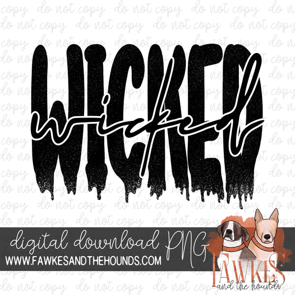 Wicked Single Color Digital Download – fawkesandthehounds